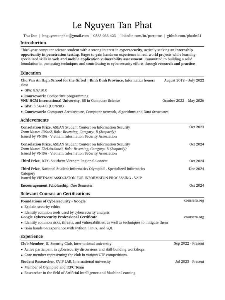 RenderCV_EngineeringResumes_Theme | PDF | Computer Security | Security