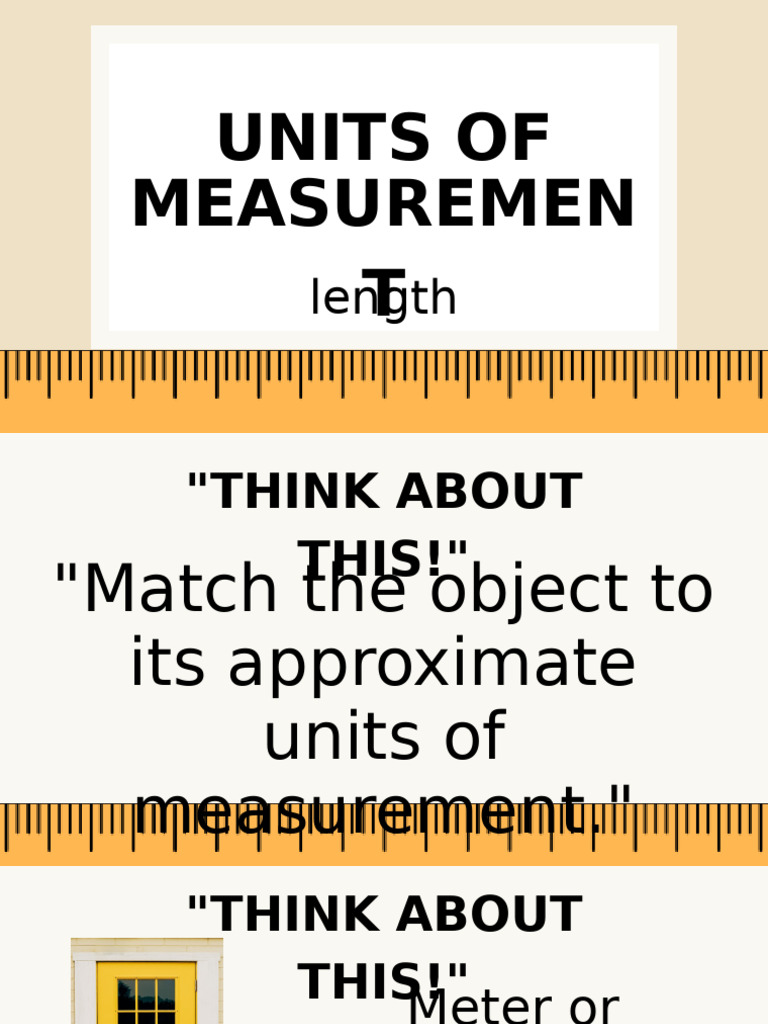 Mathematics 4 - Unit of Measurement | PDF | Length | Measurement