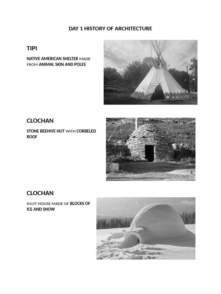 Day 1 History of Architecture | PDF | Egyptian Pyramids | Pyramid