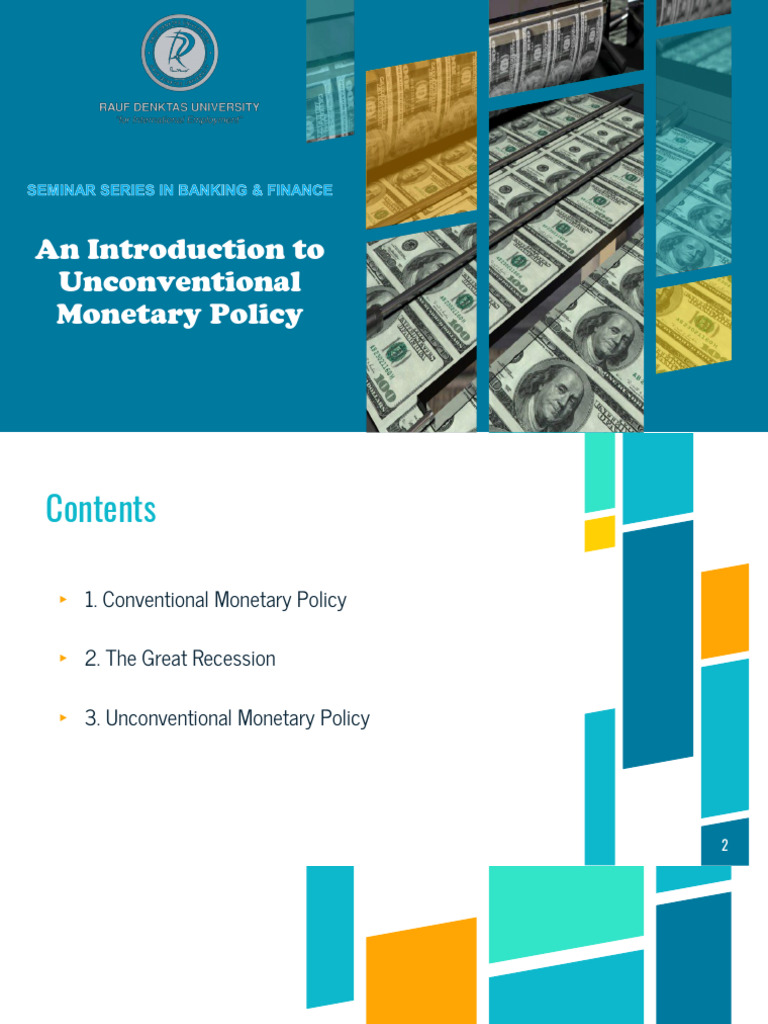 An Introduction to Unconventional Monetary Policy | PDF | Central Banks ...