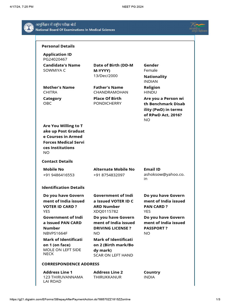 NEET PG 2024 | PDF | Medical Education | Authentication