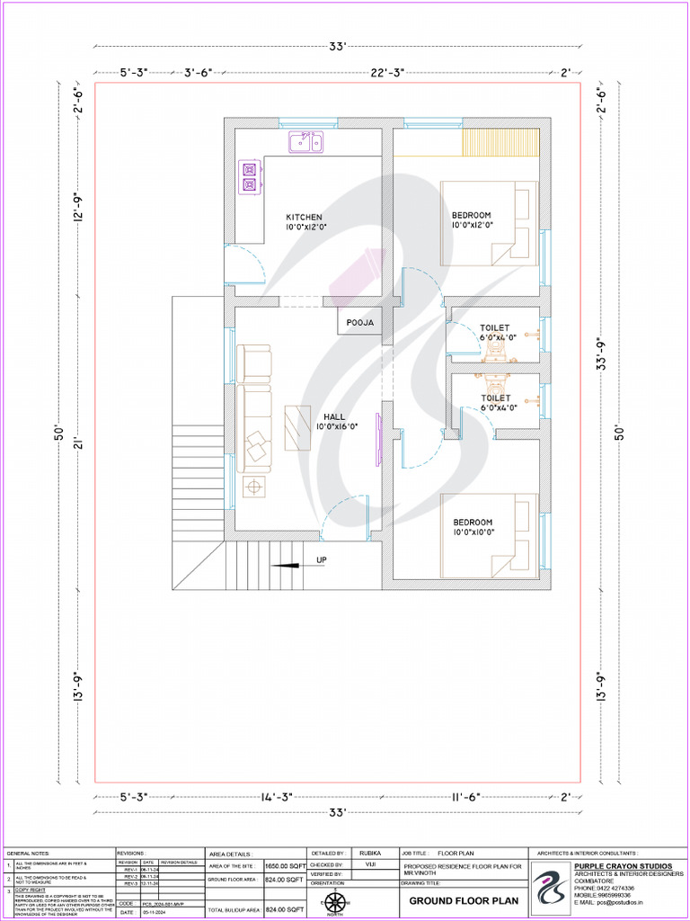 MR - Vinoth - GF Plan - 12-11-2024 | PDF