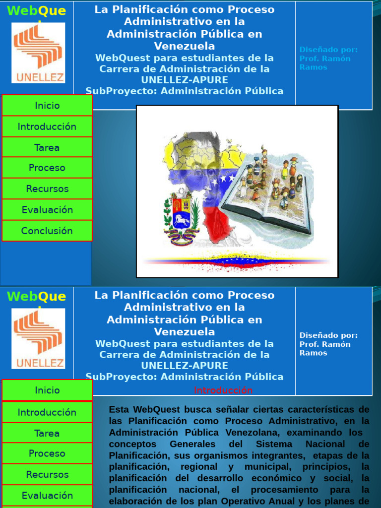 Planificación Administrativa en Venezuela | PDF | Planificación | Administración Pública