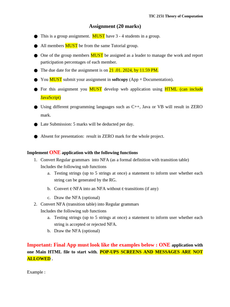 Assignment T1 2310-2023 | PDF