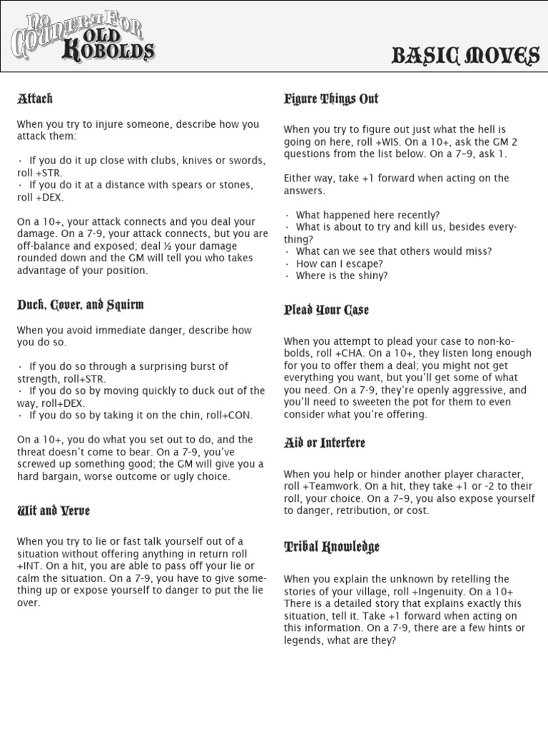Essential Combat and Strategy Moves | PDF