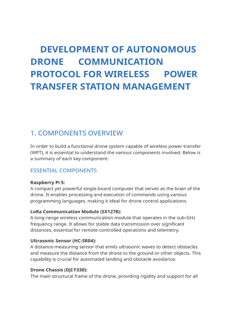 Autonomous Drone Communication Protocols | PDF | Unmanned Aerial ...