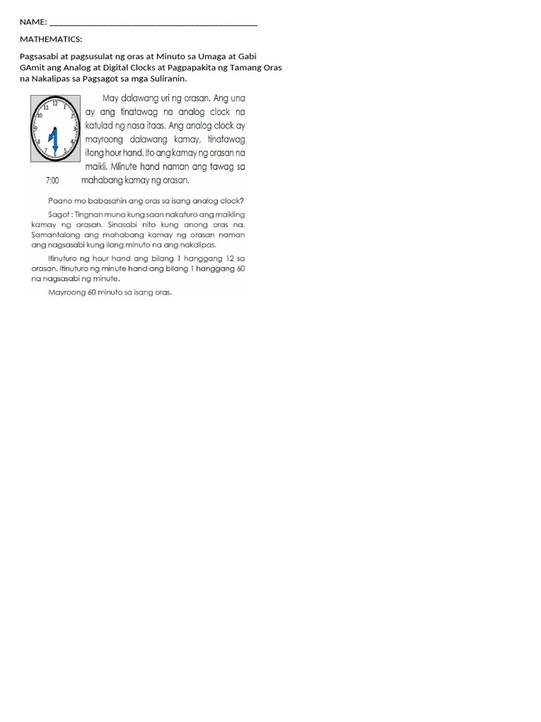 Modular Activity April 15 | PDF