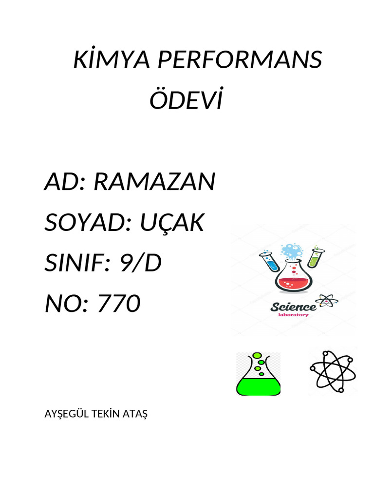 Ki̇mya Performans | PDF