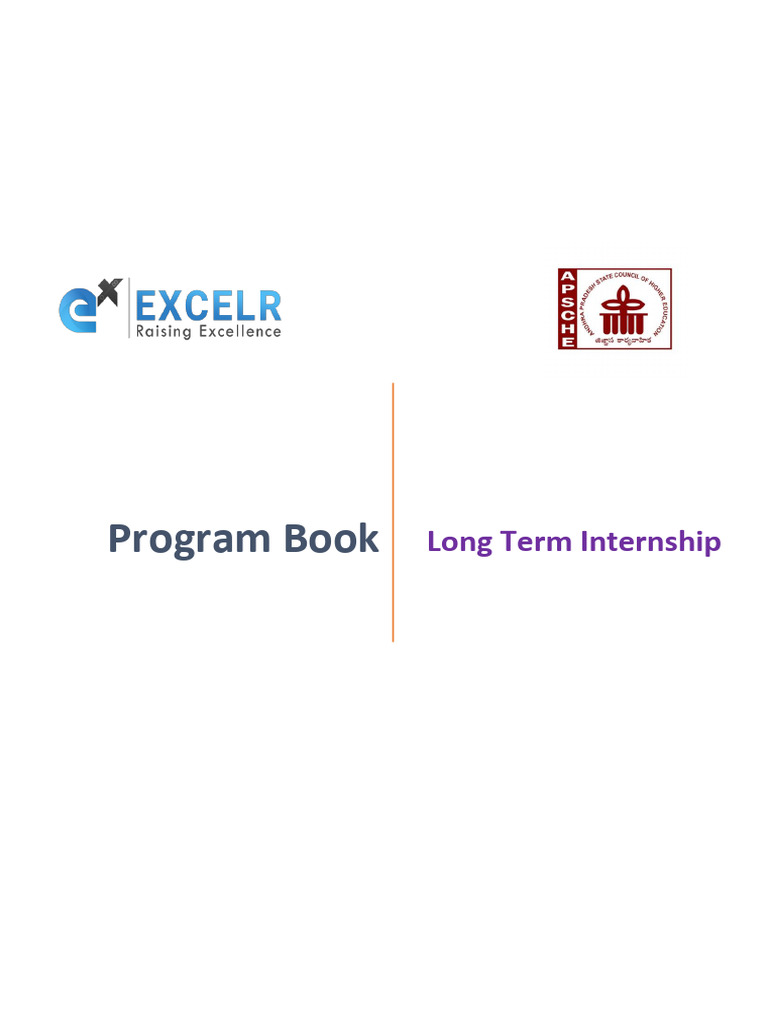 Long Term Internship Programme Book Empty | PDF | Communication ...