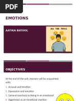 BA 1 Emotions Notes 2020 | PDF | Emotions | Disgust
