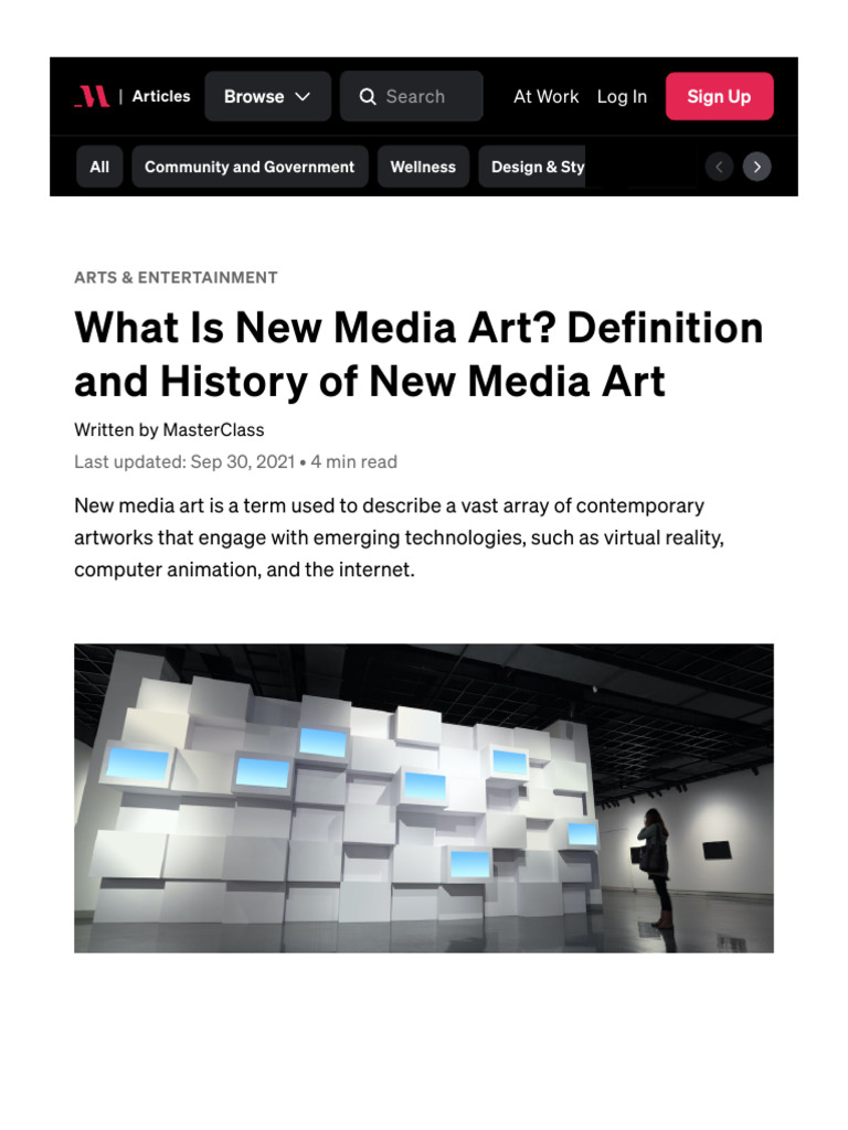 What Is New Media Art? Definition and History of New Media Art - 2025 ...