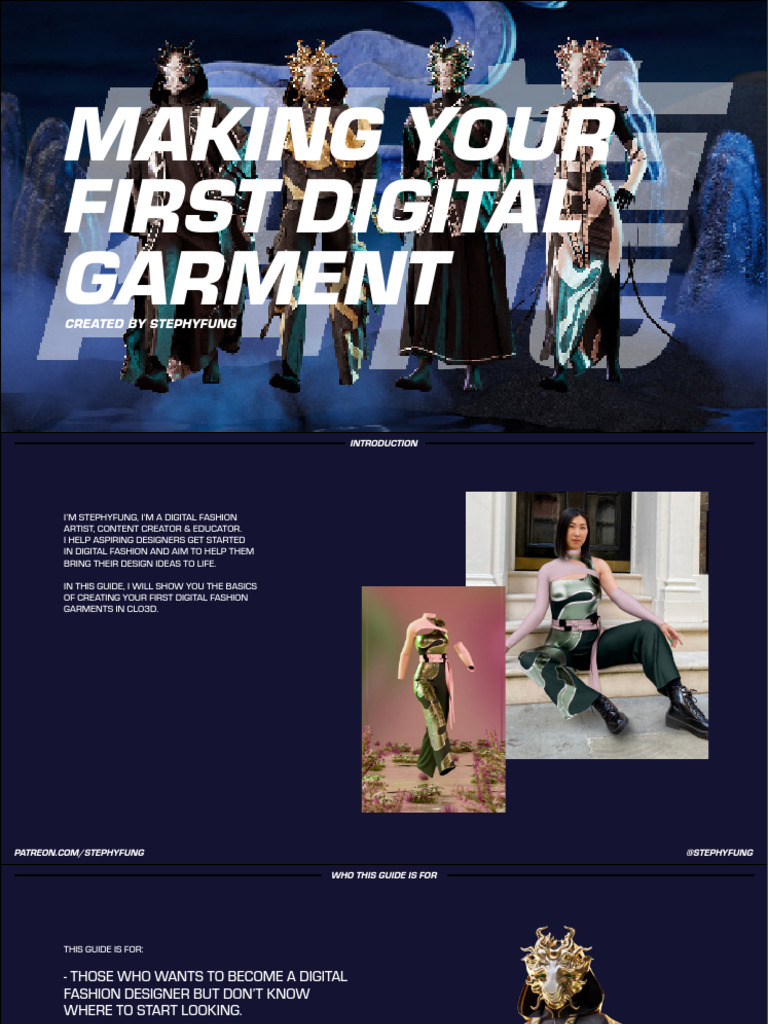 Create Your First Digital Garment Guide | PDF | Dress | Trousers