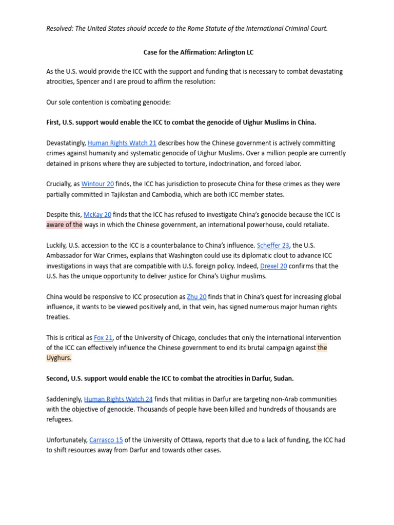 Arlington LaCa Pro 3rd Annual TOC Digital Speech and Debate Series 2 ...