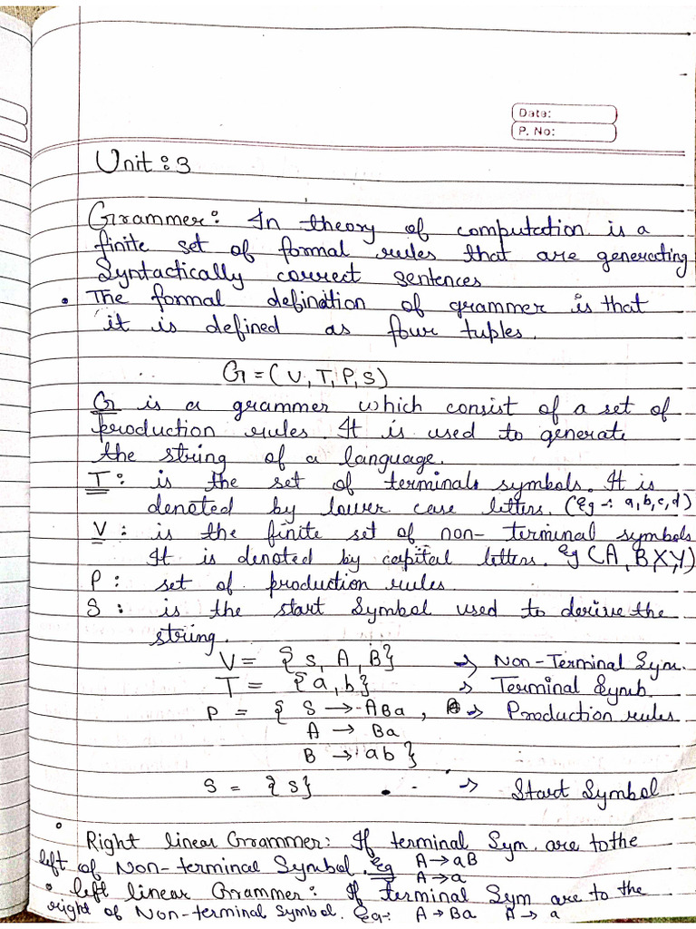 Toc Unit 3 | PDF