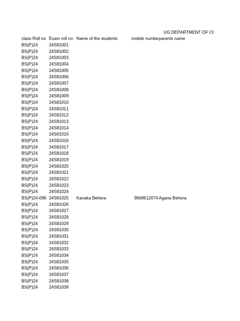 Untitled Spreadsheet | PDF