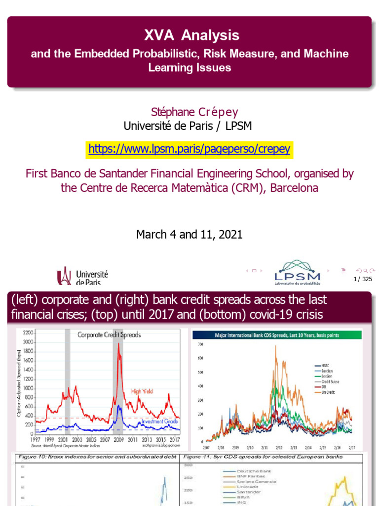 XVA Analysis_Embedded Probabilistic,Risk Measure,ML Issues | PDF ...
