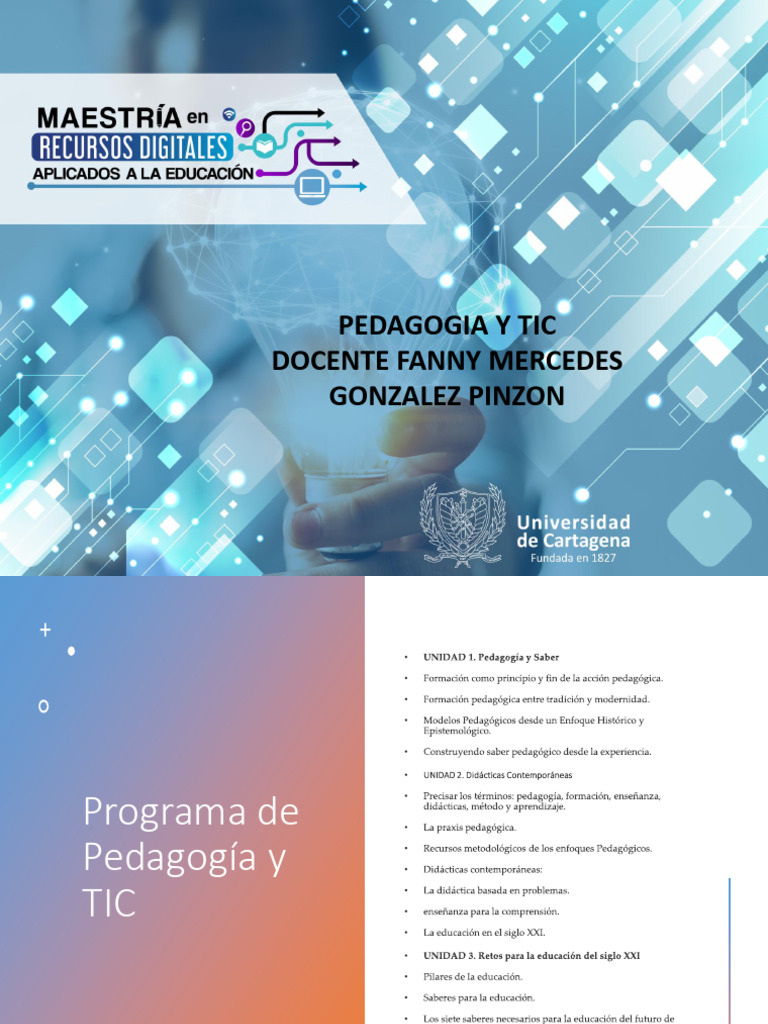 Programa de PTIC | PDF | Pedagogía | Plan de estudios