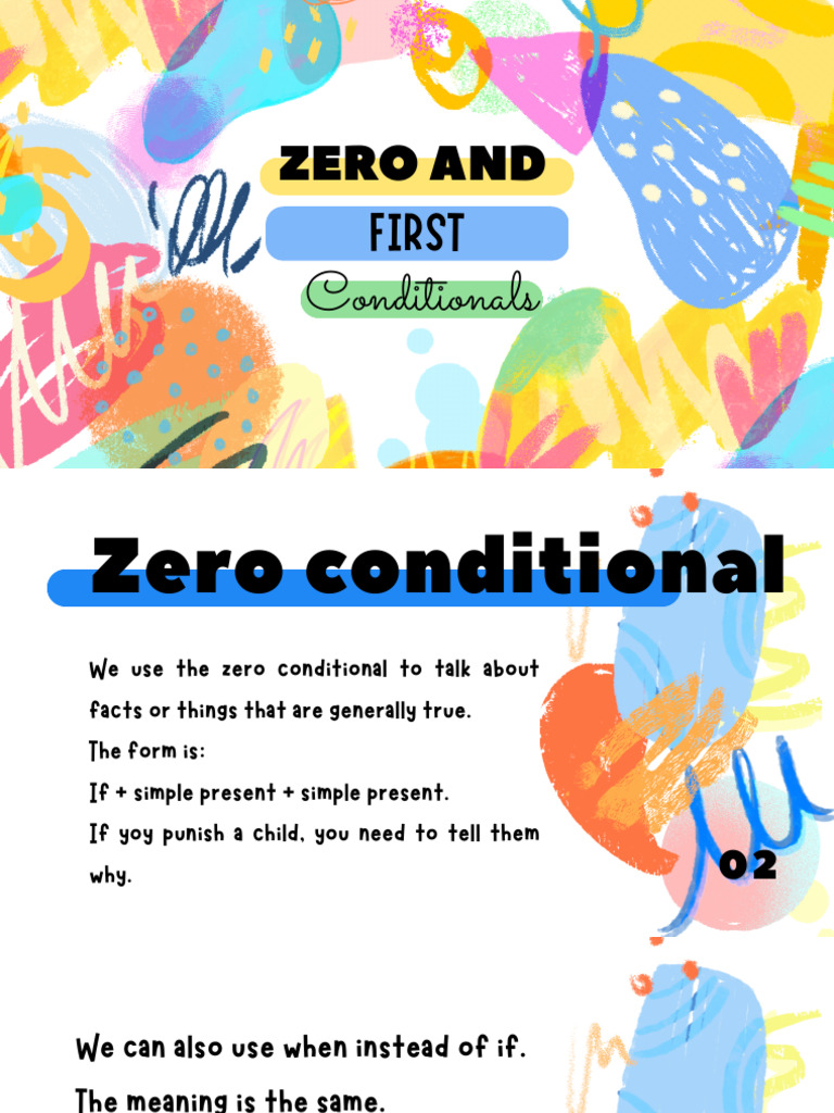 Zero and First Conditional Slides. | PDF