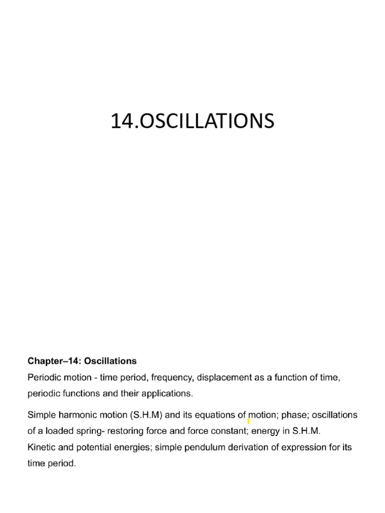 Understanding Simple Harmonic Motion | PDF