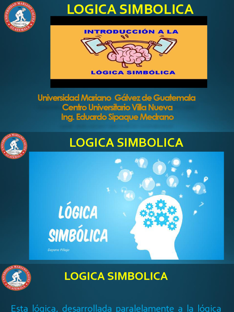 2025 Logica+simbolica | PDF | Lógica | Lógica matemática