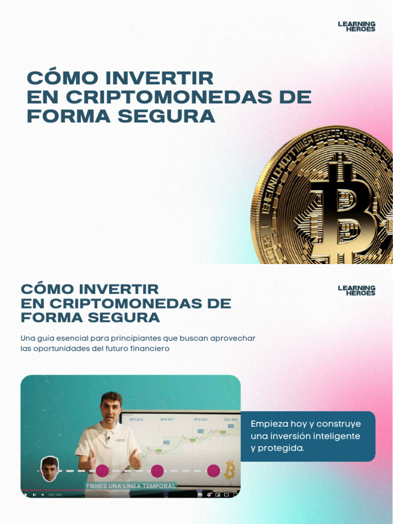 Guía Segura para Invertir en Cripto | PDF | Criptomoneda | Portafolio (Finanzas)