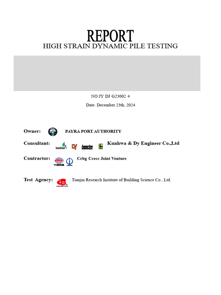 高应变报告HIGH STRAIN DYNAMIC PILE TESTING REPORT(13) | PDF | Waves | Deep ...