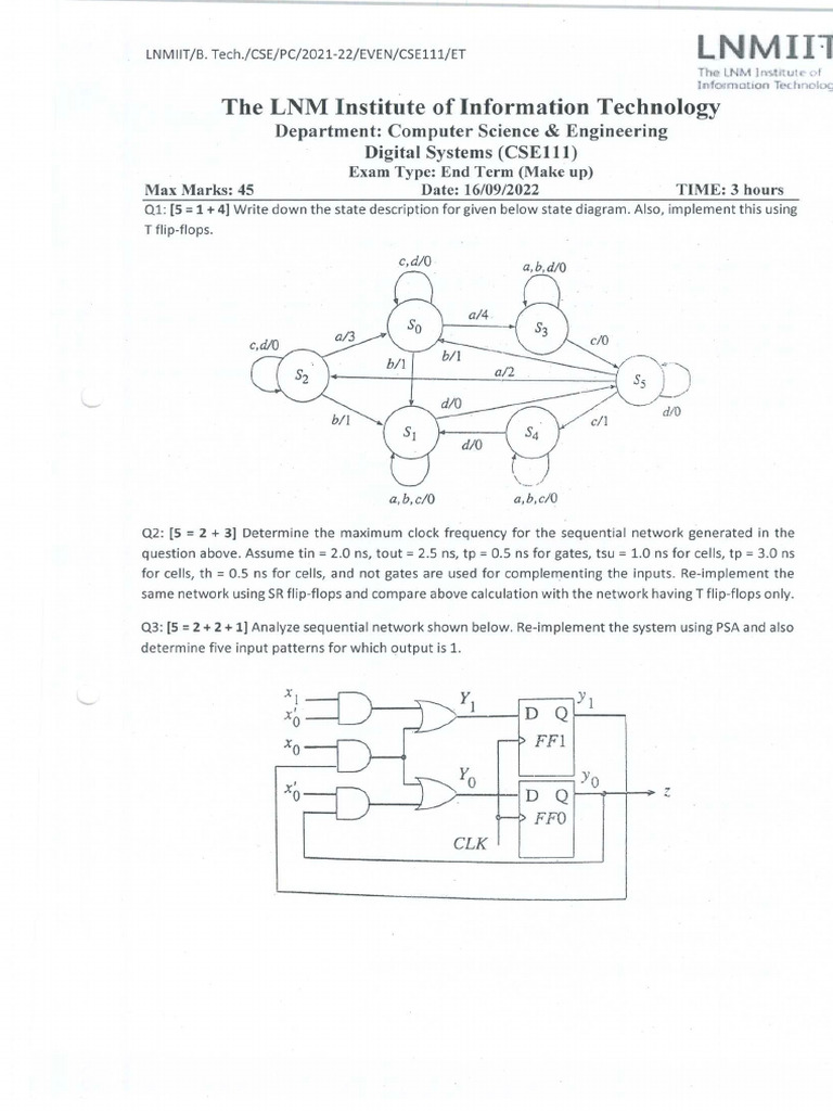 2021-22 Even - M-Et - Cse - DS | PDF