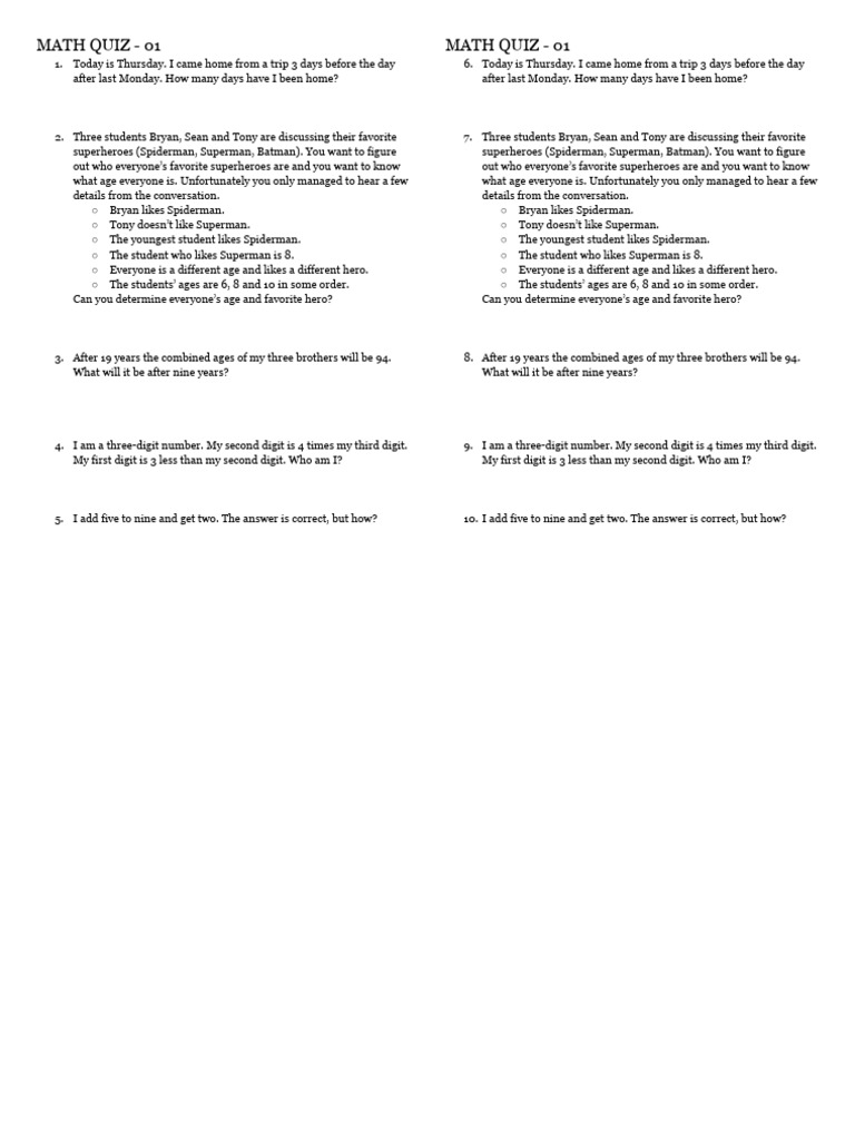 WS - CL6 - MTH - Math Mania - 01 | PDF | Dc Comics | Comics