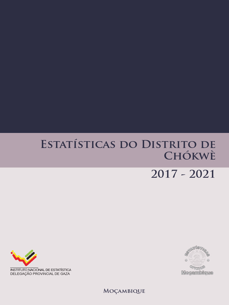 Estatísticas do Distrito de Chókwè 2017-2021 | PDF