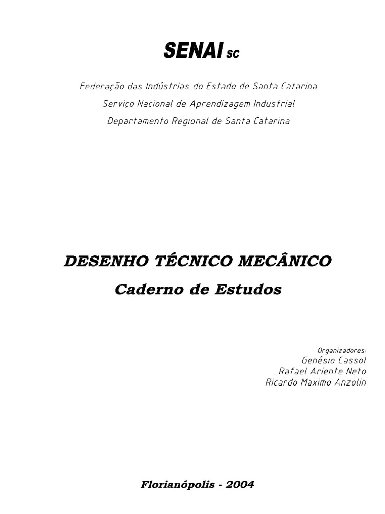 Apostila - SENAI SC - Desenho Técnico Mecânico | PDF