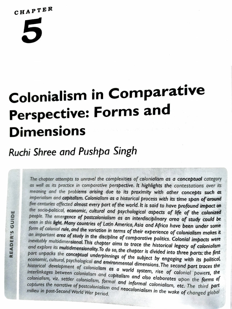 Comparative Analysis of Colonialism | PDF | Imperialism | Capitalism