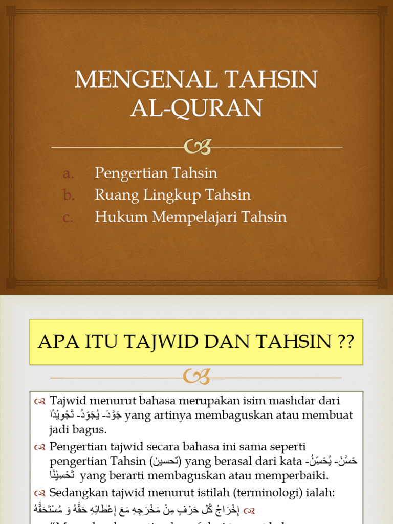 Panduan Tahsin dan Tajwid Al-Quran | PDF