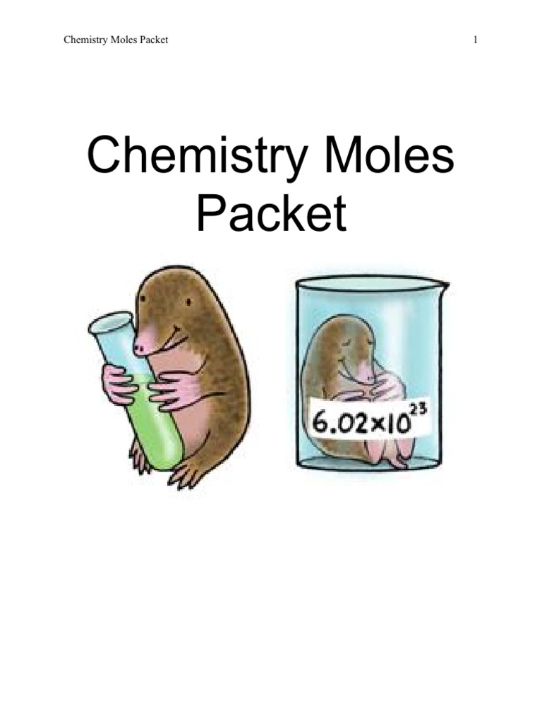 Chemistry Moles and Stoichiometry Guide | PDF