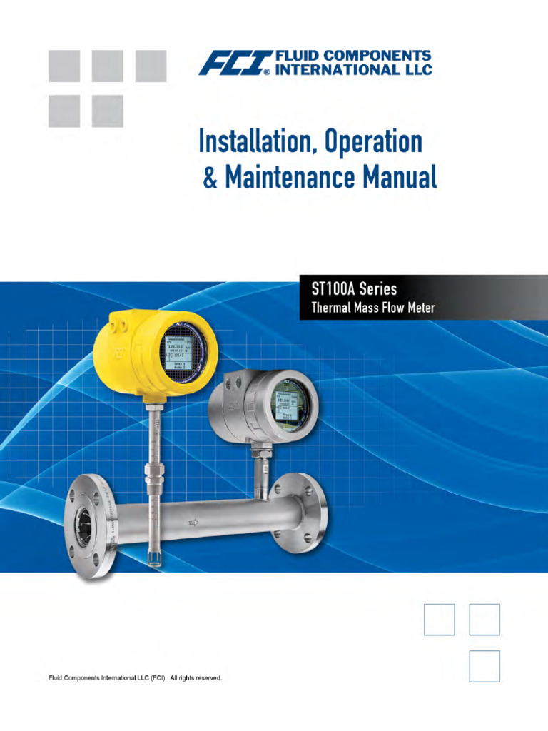 ST100A Series Complete Manual 06EN003480a | PDF | Flow Measurement ...