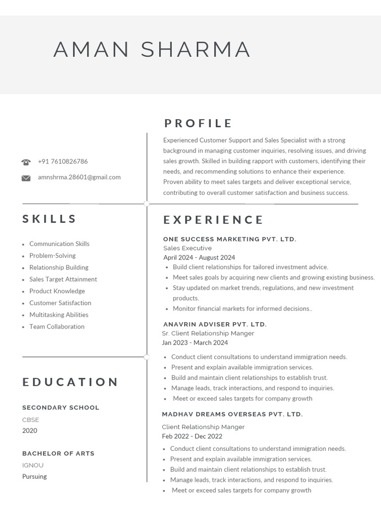 Grey Clean CV Resume Photo | PDF | Business