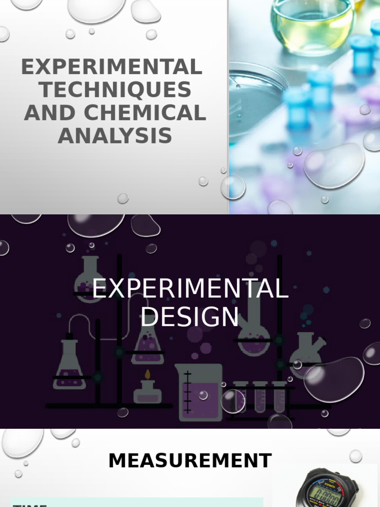 Experimental Techniques and Chemical Analysis | PDF | Distillation | Solubility