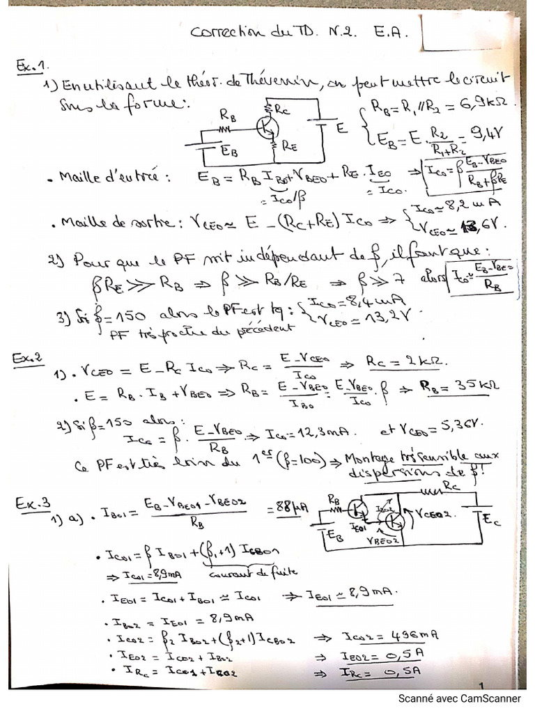 EA td2 Correction | PDF