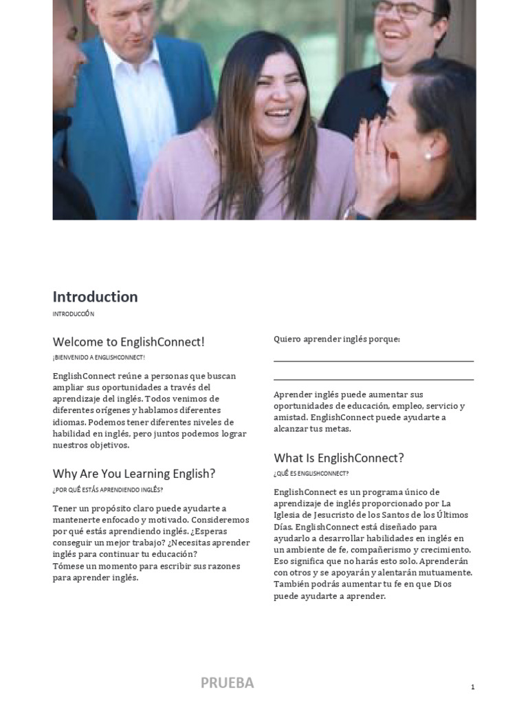 English Connect 1 | PDF | Aprendizaje | Oración