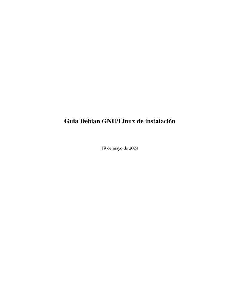 Debian | PDF | Ñu | Software libre