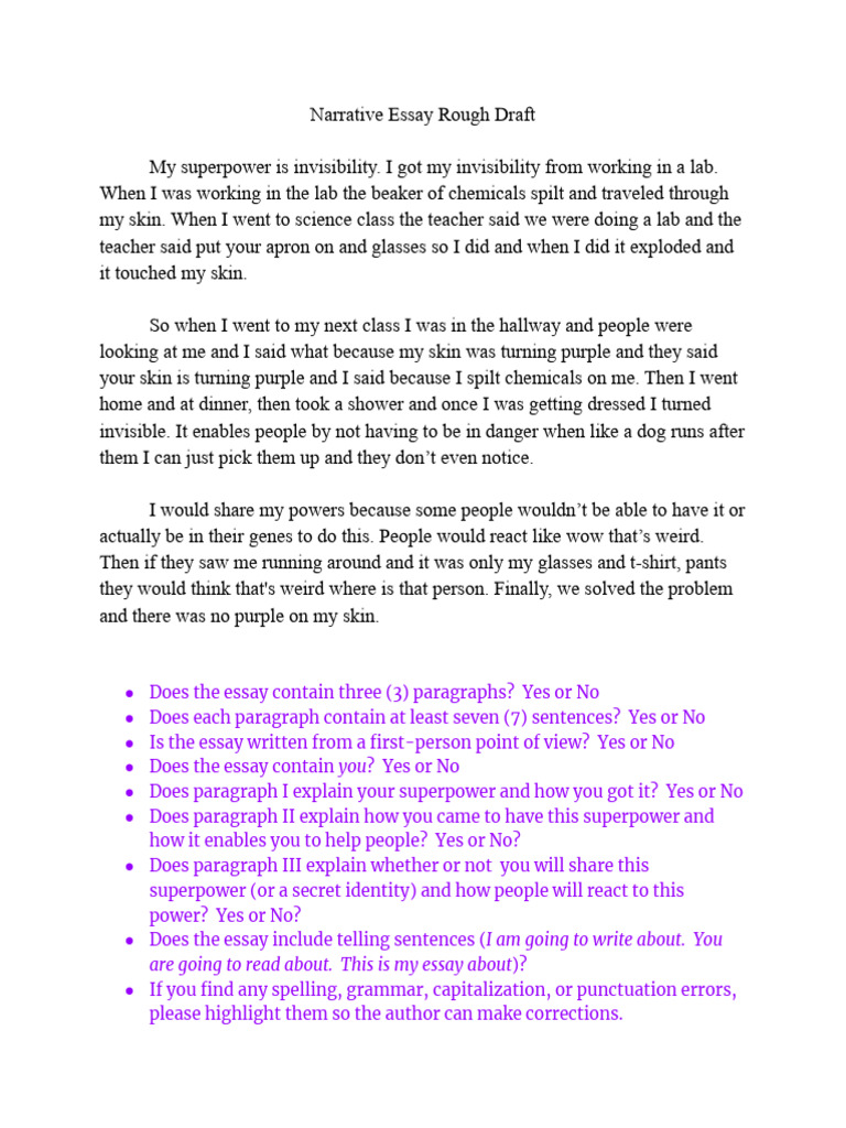 Peer Editing Rough Draft Aubrey Clausius | PDF