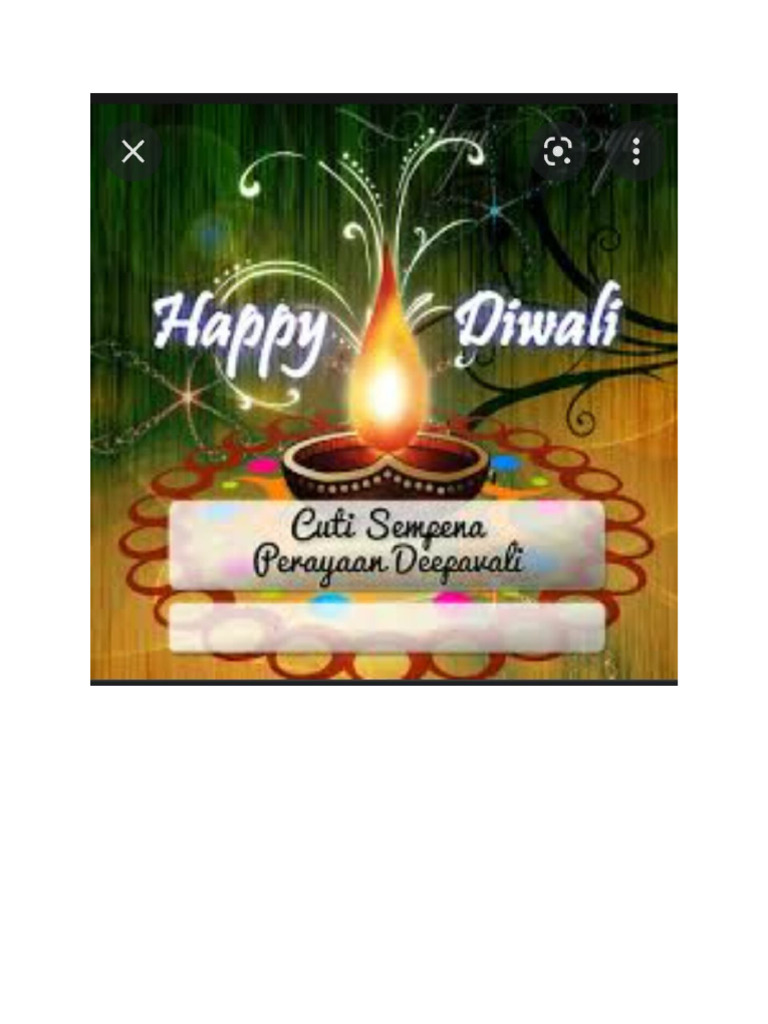 Cuti Deepavali | PDF