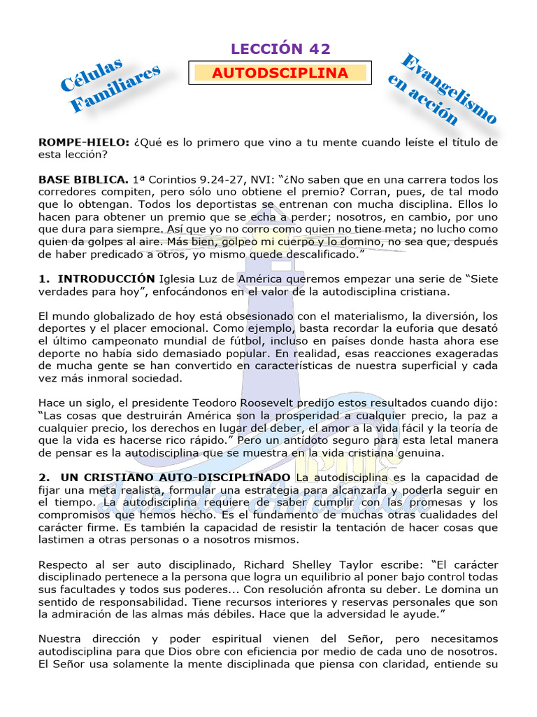 Leccion 42 | PDF | Disciplinas | Verdad
