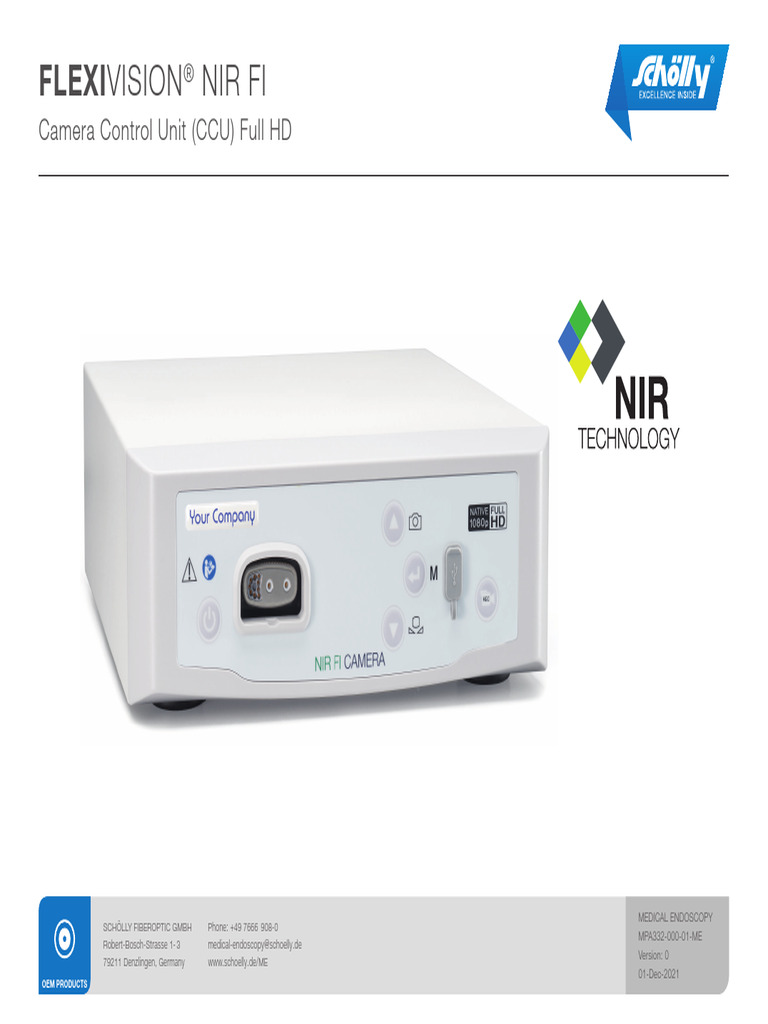 CAIMAN HEALTH BY SCHÖLLY Camera Control Unit (CCU) Full HD | PDF ...