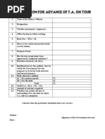 Tentative Tour Programme Format With Schedule in English Only - 0 | PDF