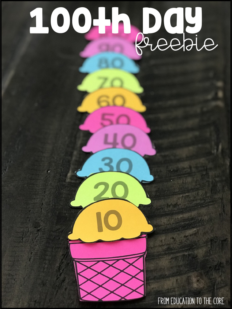 100th Day Freebie | PDF
