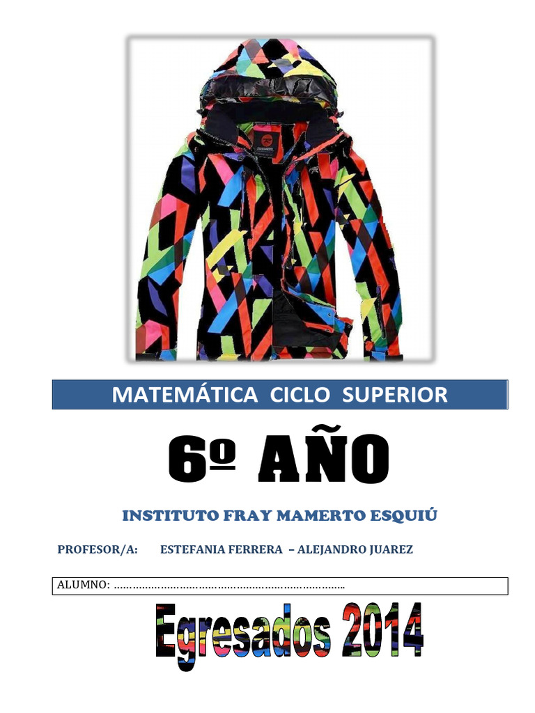 Modulo Matematica 6to Año 2015 | PDF | Línea (geometría) | Número complejo