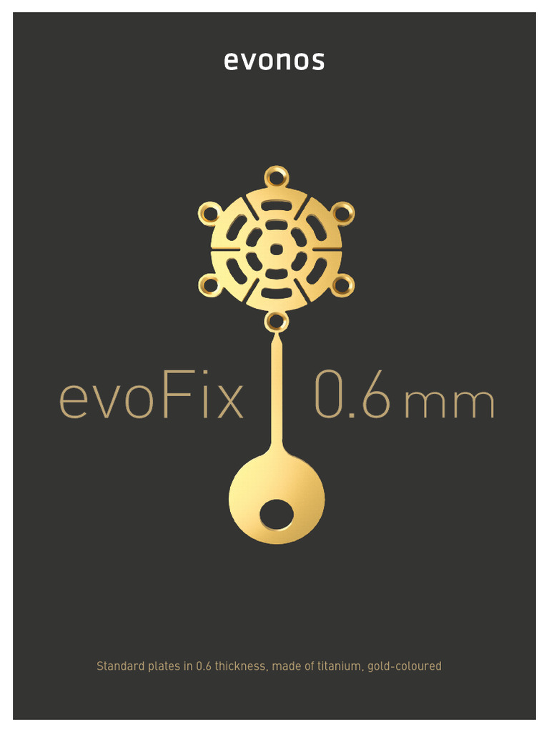 EVONOS BY CAIMAN HEALTH Evofix - 0.6 - en | PDF | Screw | Tools