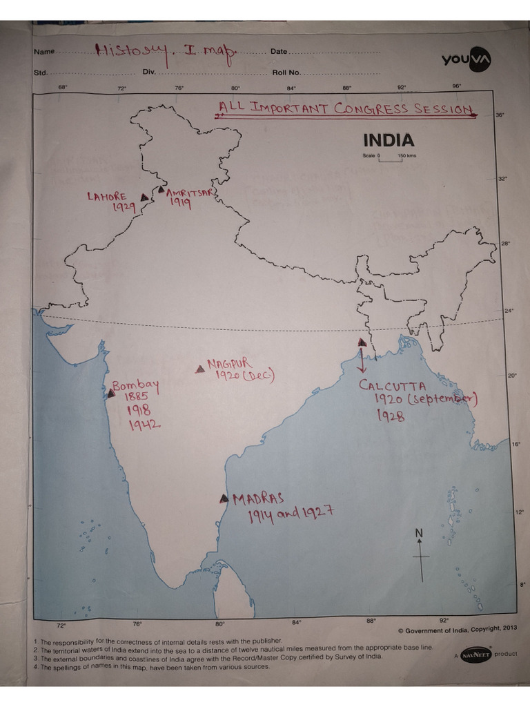 Map Social Science 10th | PDF