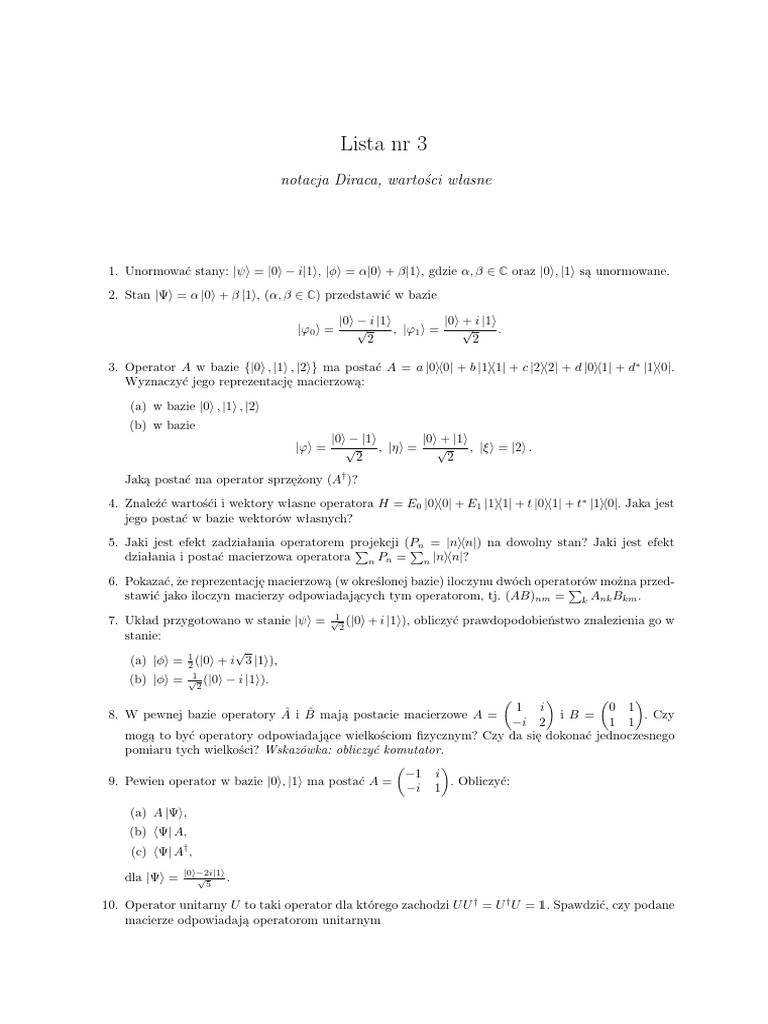 Quant Lista 3 | PDF