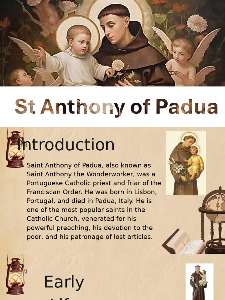 Saint Anthony of Padua Edit | PDF | Catholic Church | Religious Belief ...